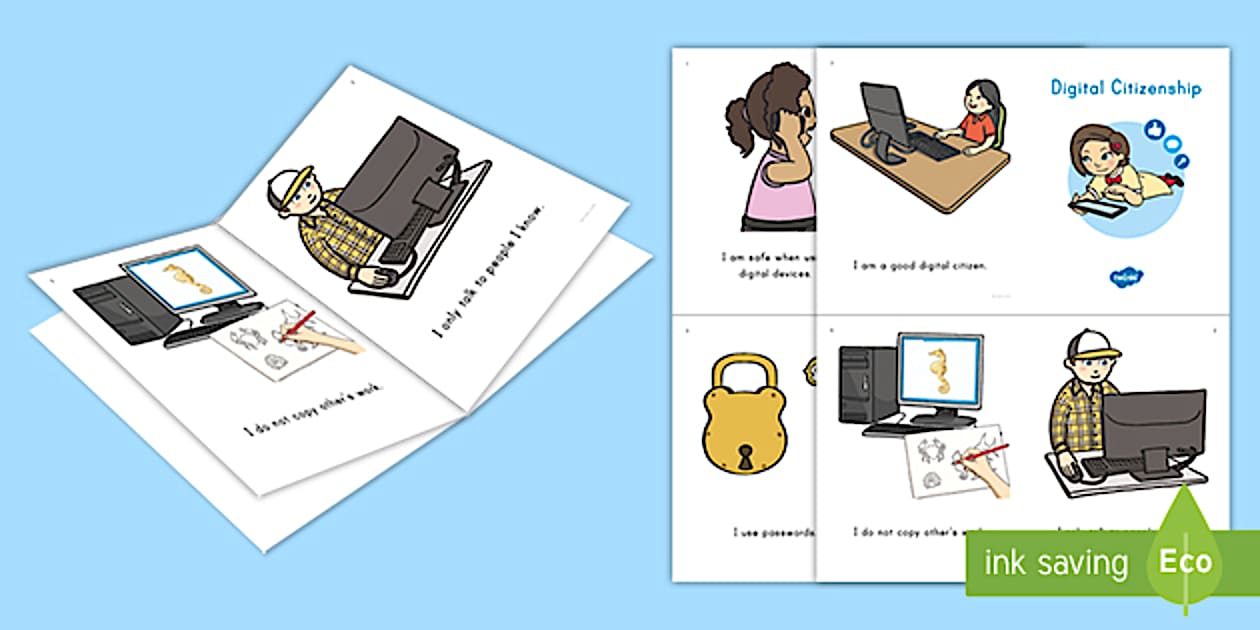 Digital Citizenship Emergent Reader | Kindergarten Resource