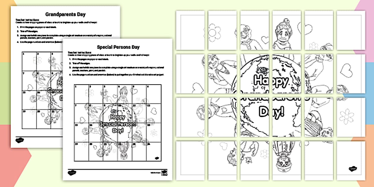 Grandparents Day Art | Prekindergarten Resource | Twinkl USA