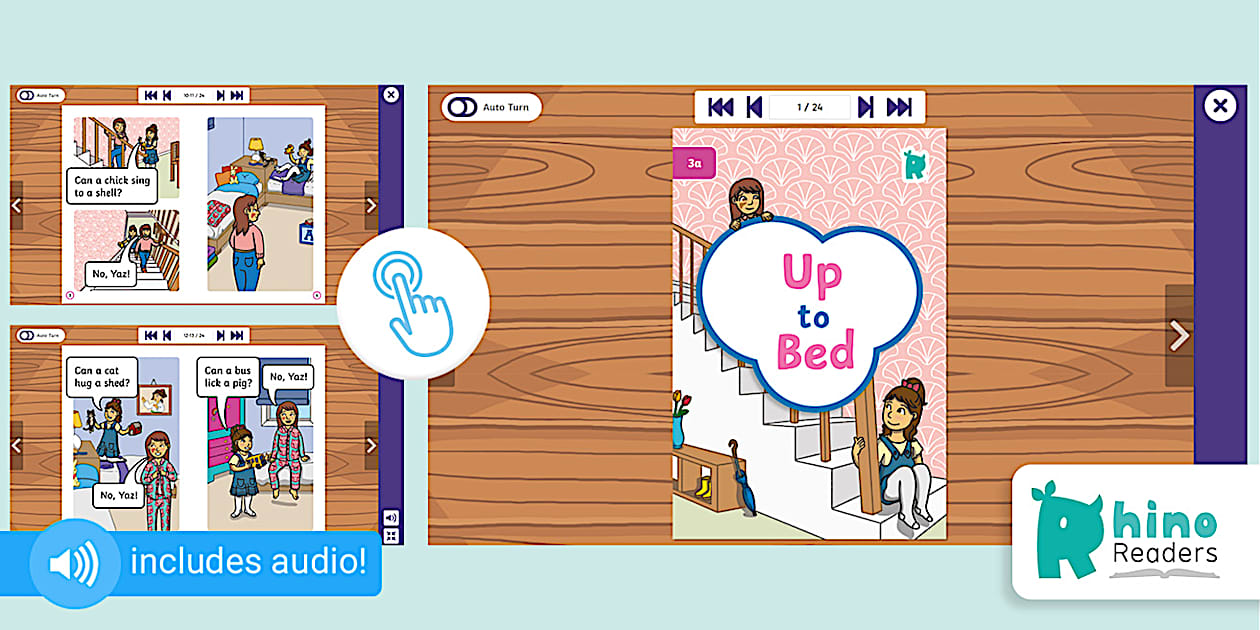 Level 3a Reading Scheme Book: Up to Bed (Teacher-Made)