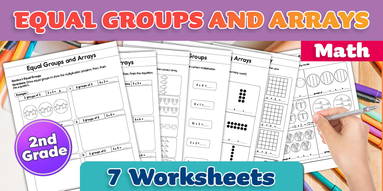 Equal Groups and Arrays | Resource | Twinkl USA - Twinkl