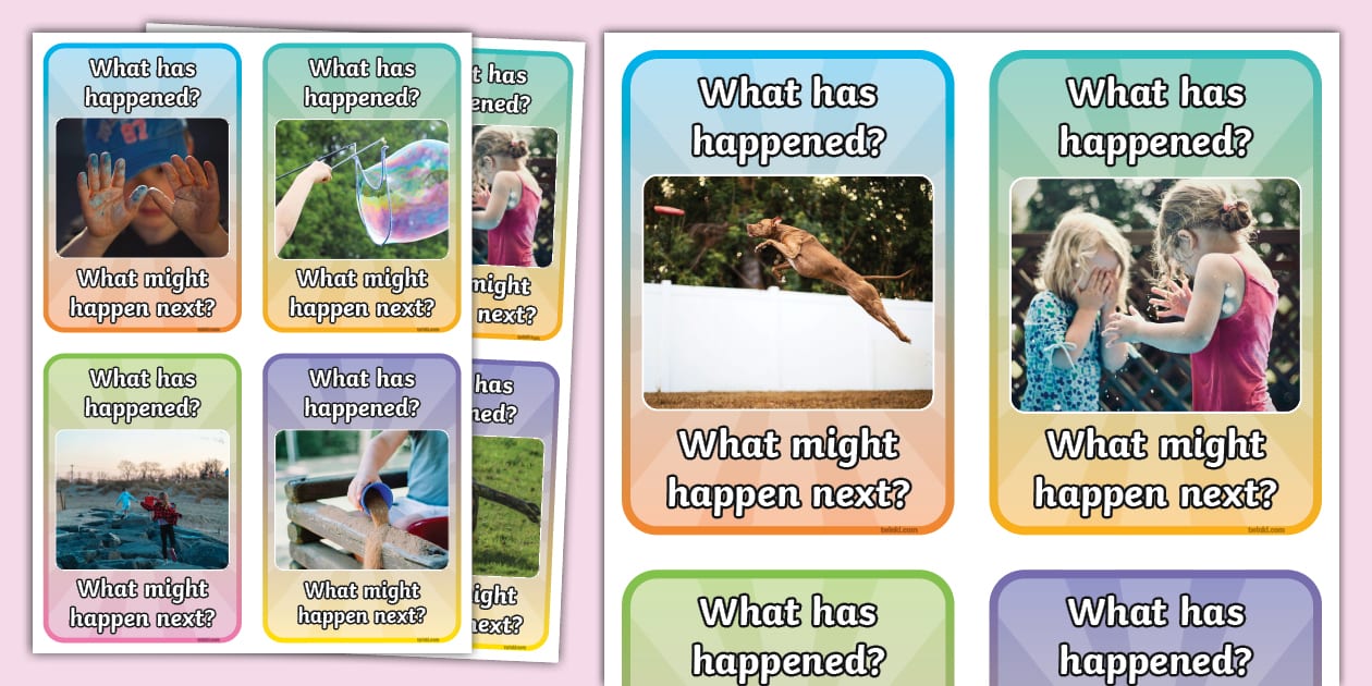 What Will Happen Next? Prediction Cards (Teacher-Made)