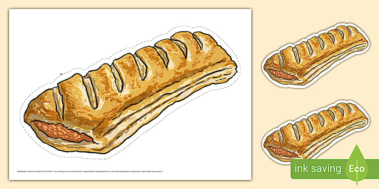 Sausage Roll Cut-Out (professor feito) - Twinkl