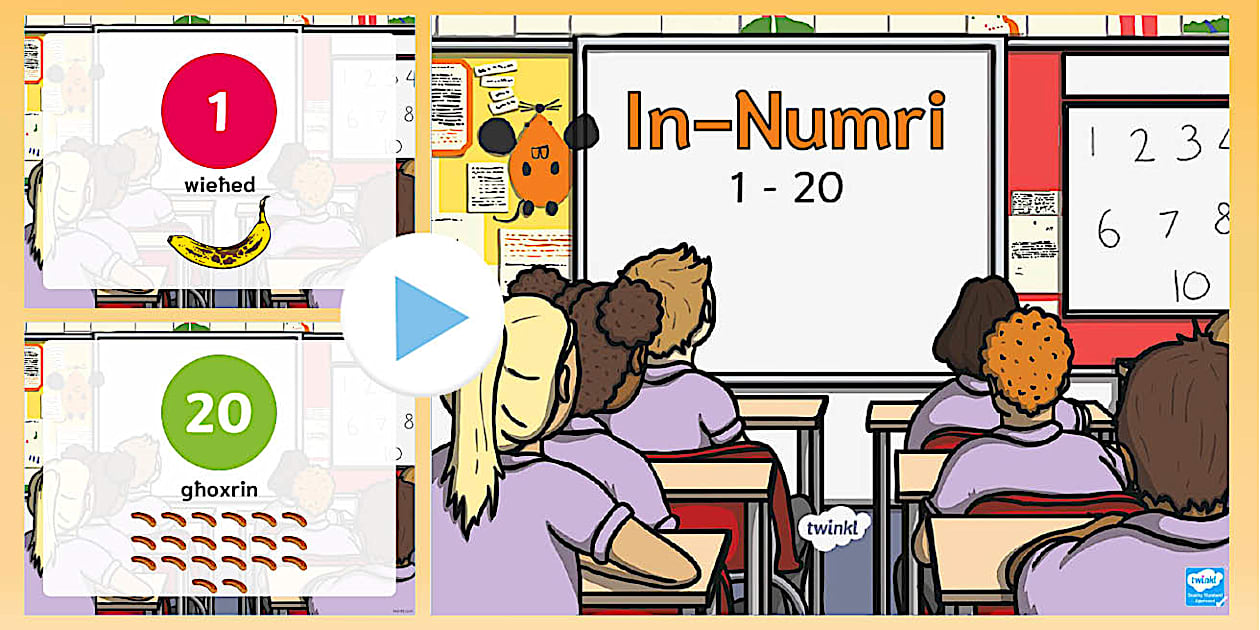 Il-Grammatika l In-Numri 1-20 (Teacher-Made) - Twinkl