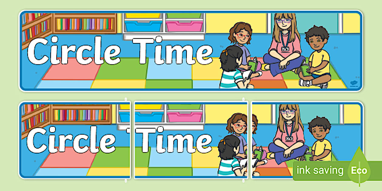 👉 Circle Time Display Banner (teacher made) - Twinkl