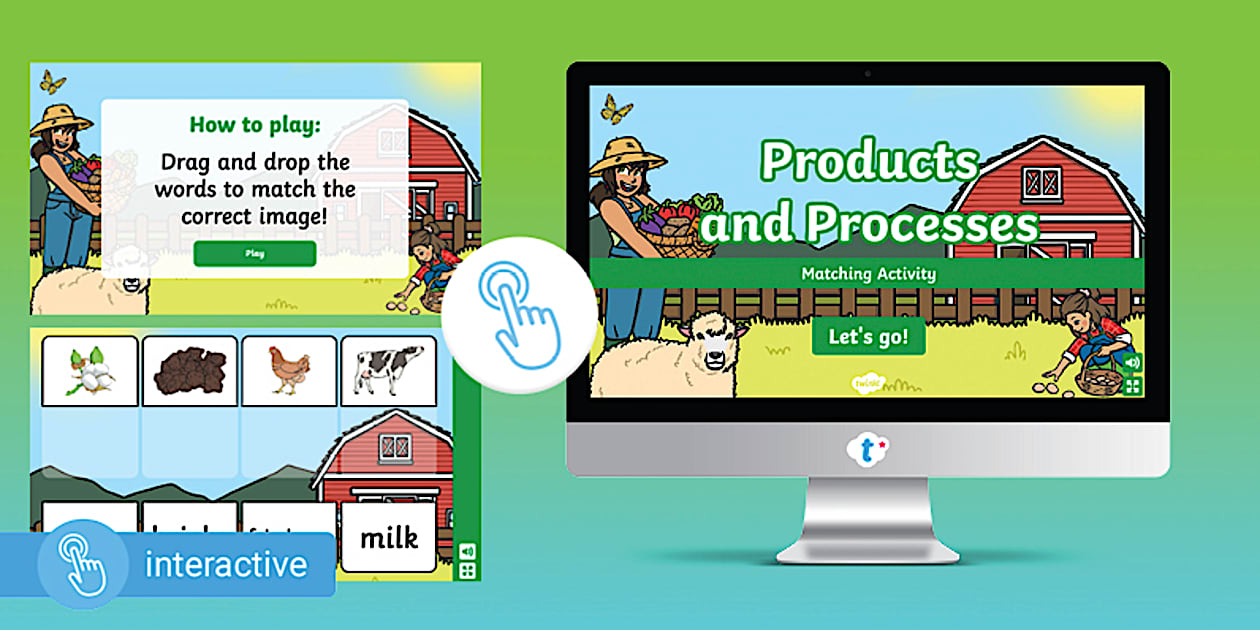 Grade 3 Life Skills: Products and Processes Matching Go Game