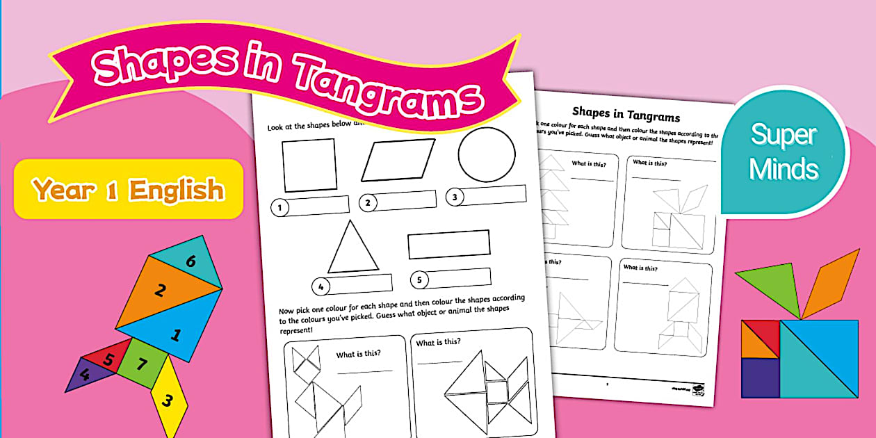 Year 1 English Shapes Worksheet