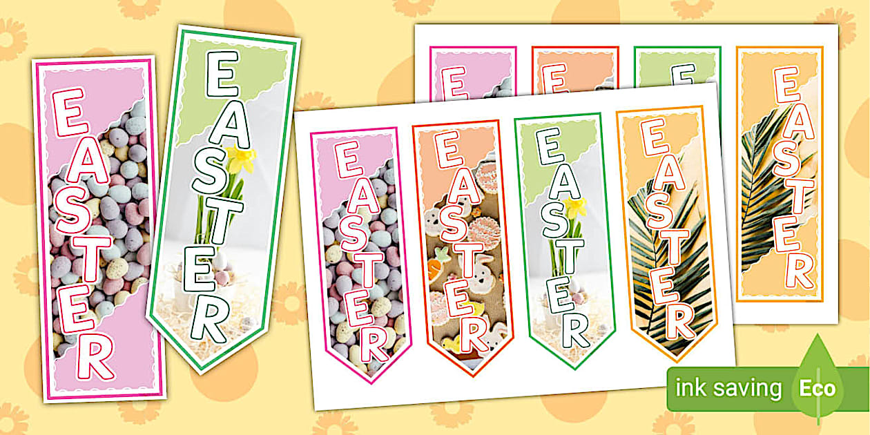 Easter Photo Strip Bookmarks (teacher made) - Twinkl