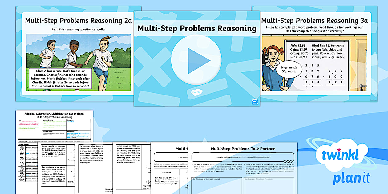 Y6 Multi-Step Problems PlanIt Maths Lesson: Guided SATs Questions