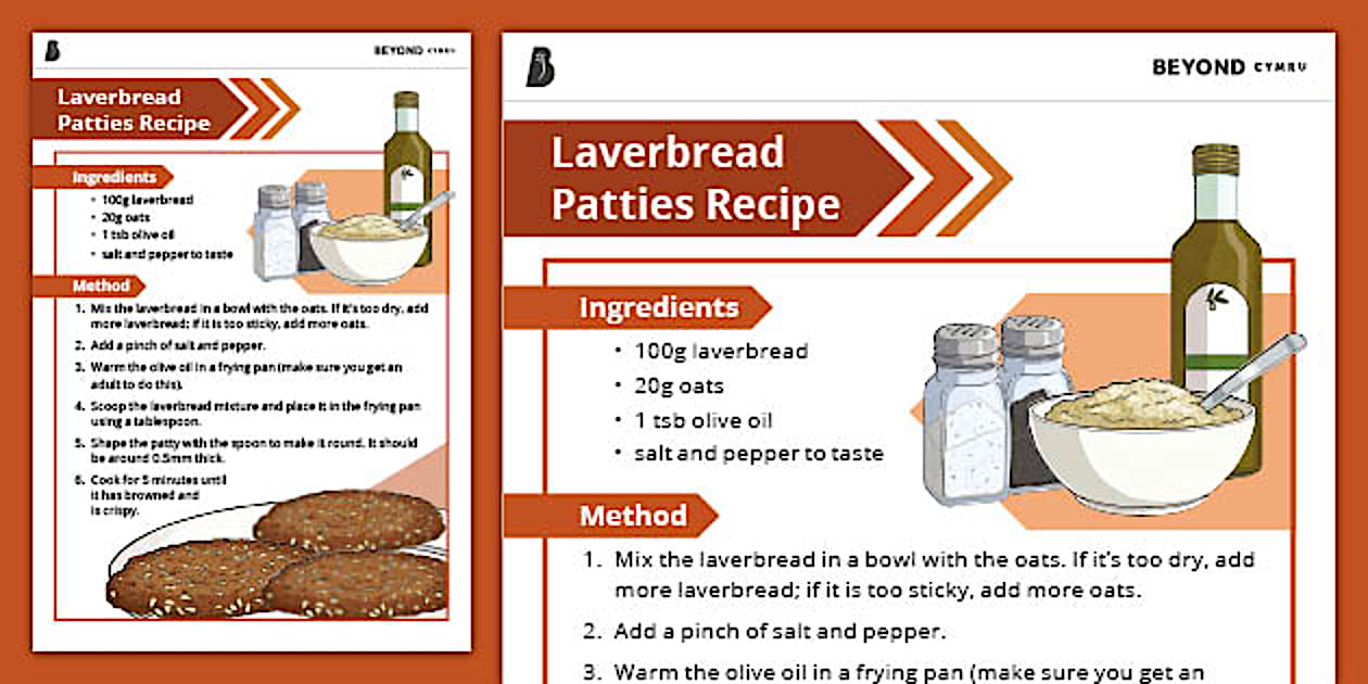 National Laverbread Day Recipe (Teacher-Made) - Twinkl