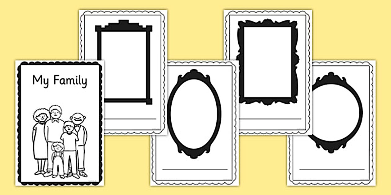 My Family Booklet - ESL Family Vocabulary - Twinkl