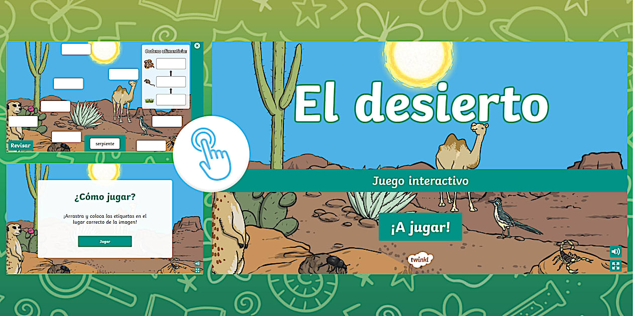 Juego interactivo: El desierto - Twinkl Go (teacher made)