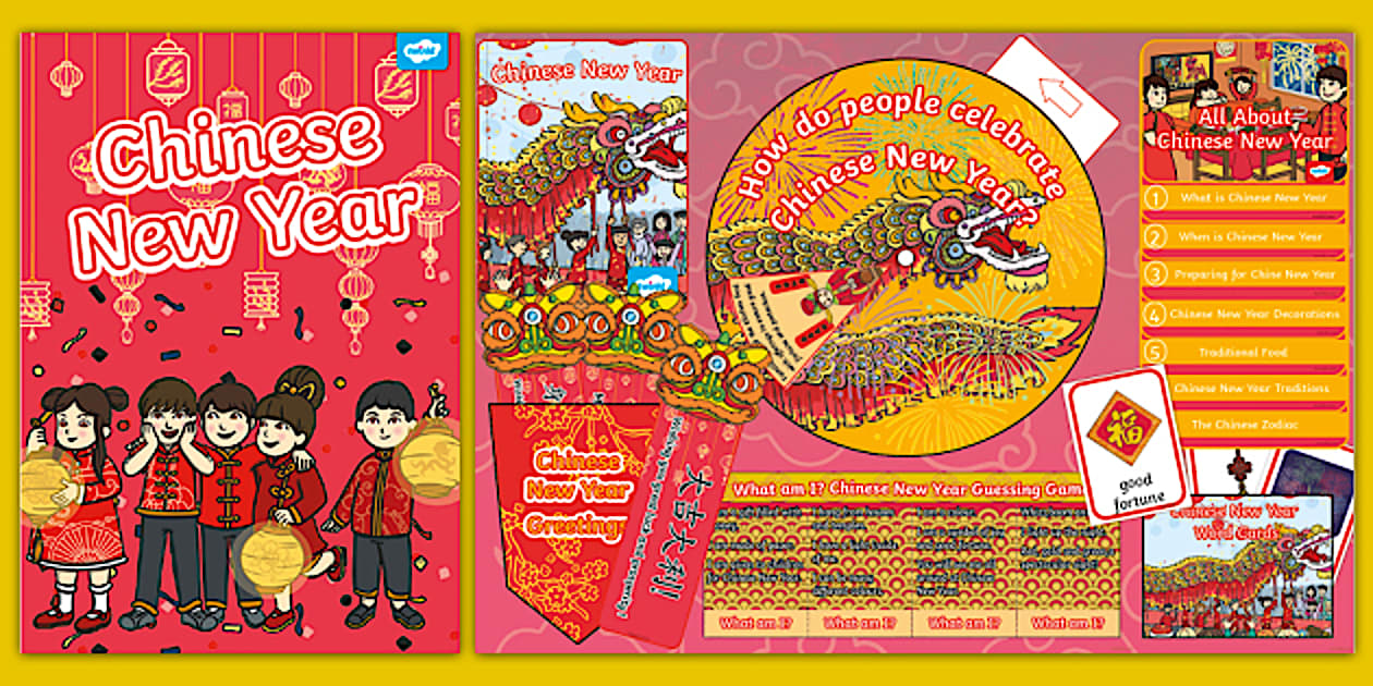 Chinese New Year Lapbook (teacher made) - Twinkl