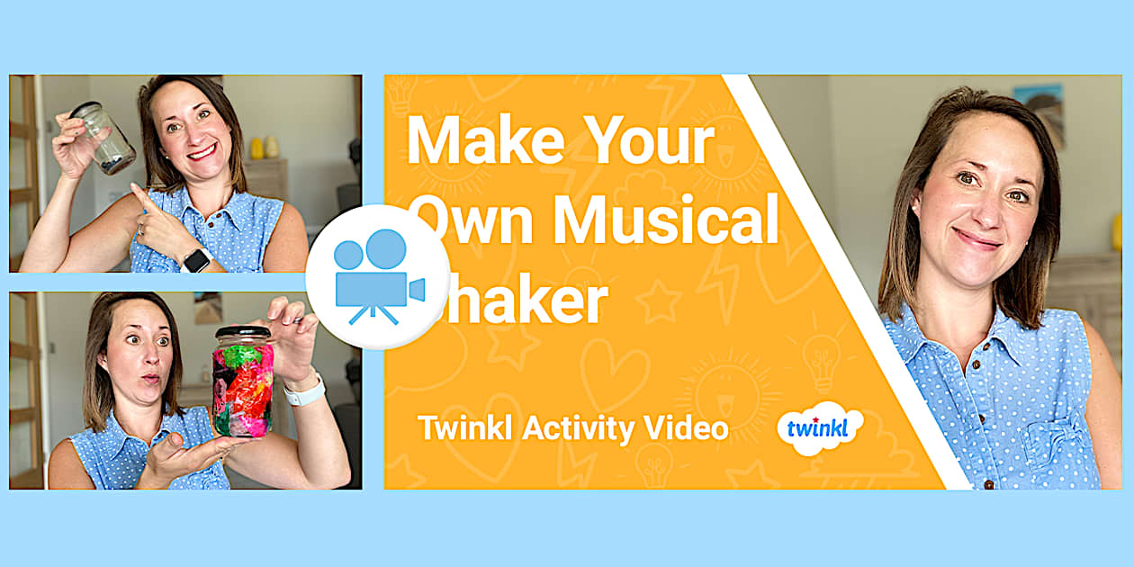 KS1 (Ages 5-7) Activity Video: Make Your Own Musical Shaker