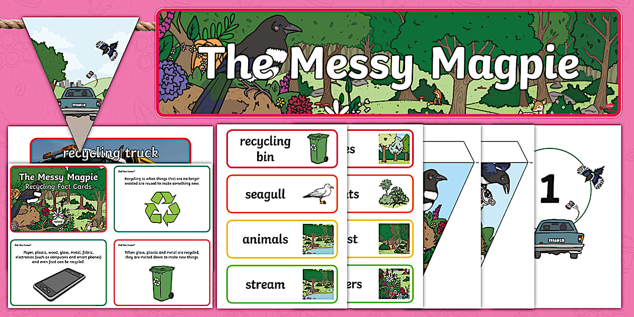 The Messy Magpie Display Pack (teacher made) - Twinkl