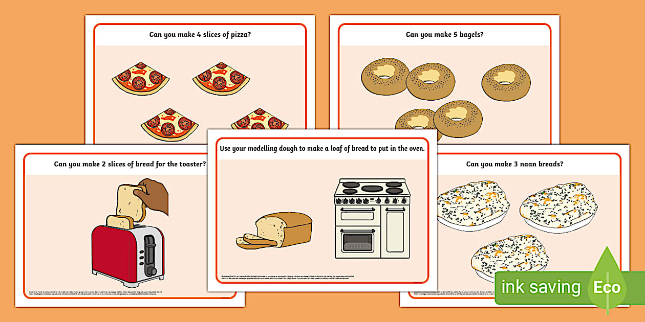 Bread Modelling Dough Mats (teacher made) - Twinkl