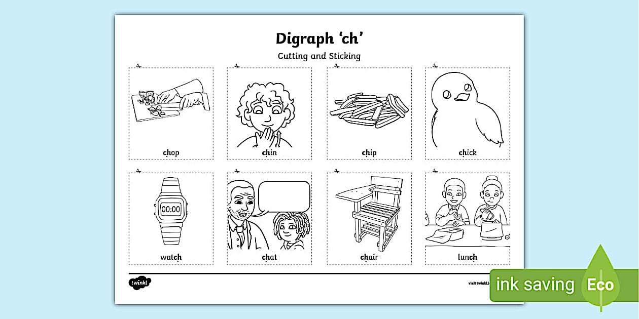 Digraph 'ch' Activity Sheet