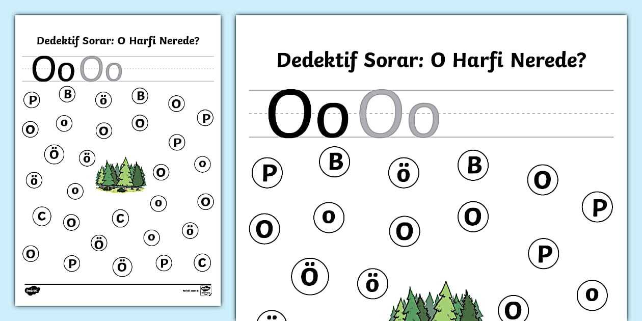 Dedektif Sorar: O Harfi Nerede?, (Lehrer gemacht) - Twinkl