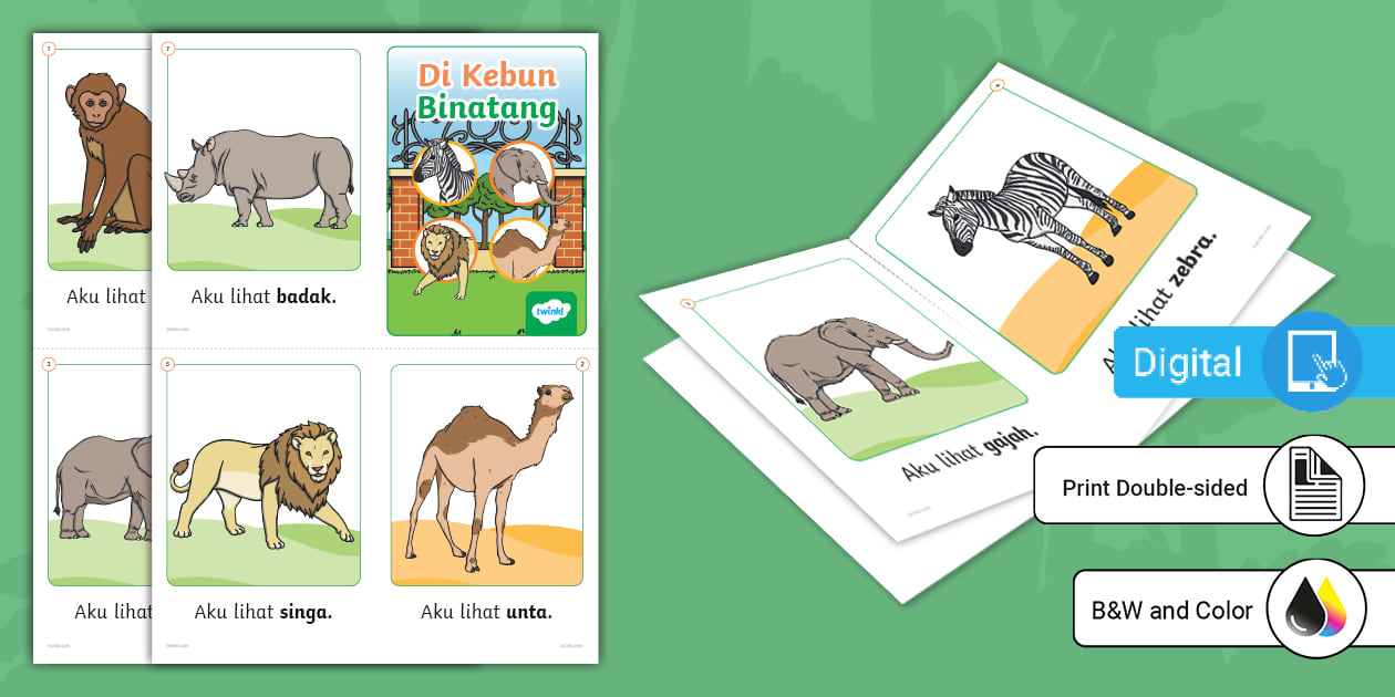 Mini Book di Kebun Binatang