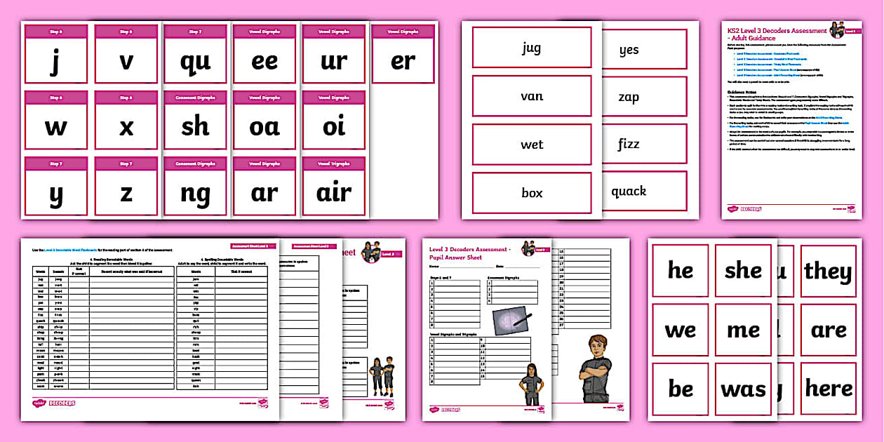 KS2 Level 3 Decoders Assessment Pack (teacher made) - Twinkl