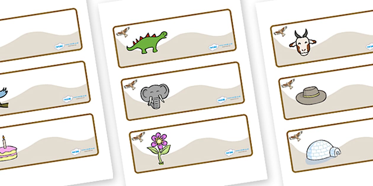 Red Kite Themed Editable Drawer-Peg-Name Labels - Twinkl