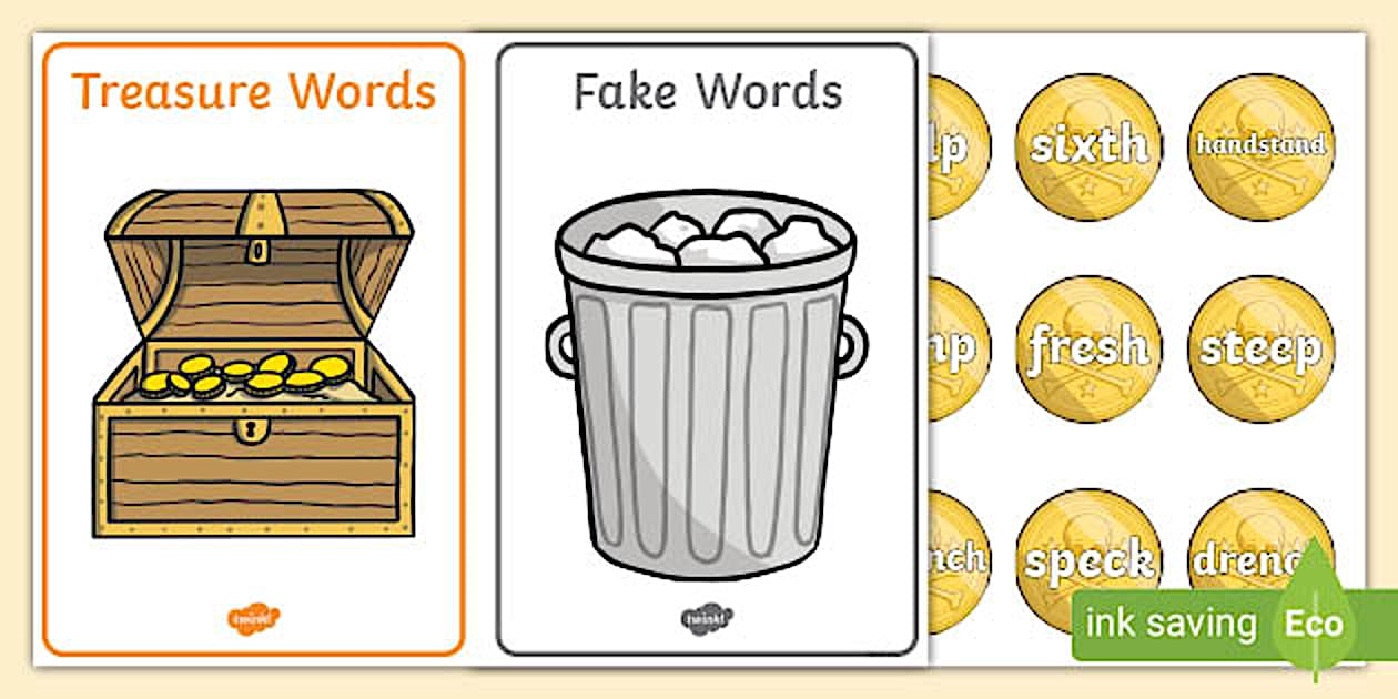 Buried Treasure Game (Phase 4) (teacher made) - Twinkl