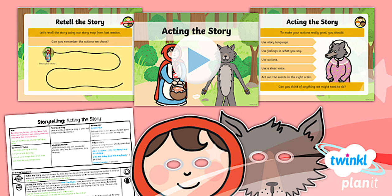 Traditional Tales: Little Red Riding Hood: Storytelling 2 Y1 Lesson Pack