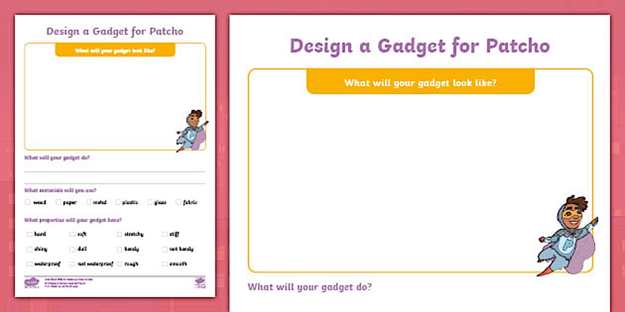 Design a Superhero Gadget | Lesson Plans ESL | Twinkl