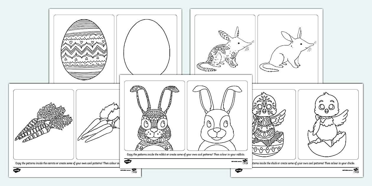 Easter Pattern Match Activity (teacher made) - Twinkl