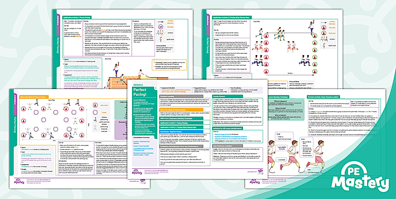PE Mastery: Year 5 Athletics Lesson - Endurance Running