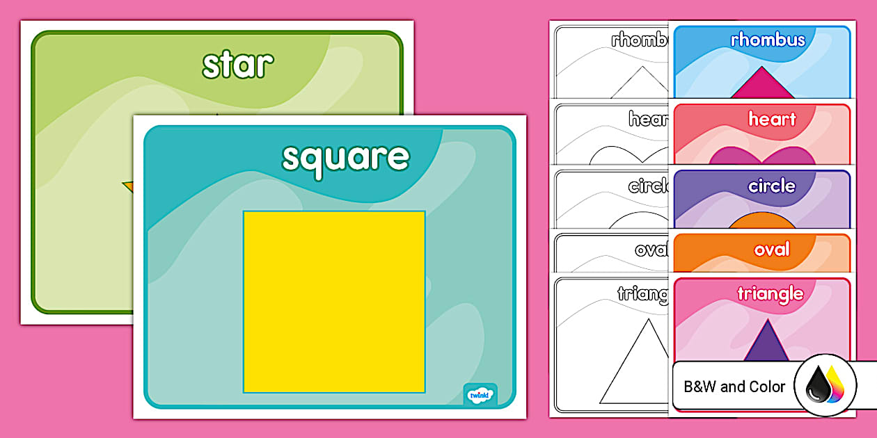 Early Childhood 2D Shapes Modeling Dough Mats (teacher made)