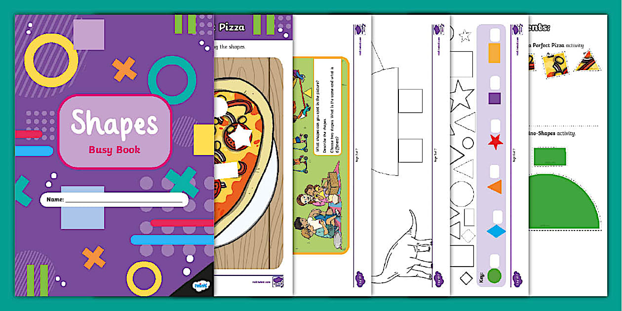Libro Gioco sulle Forme (Teacher-Made) - Twinkl