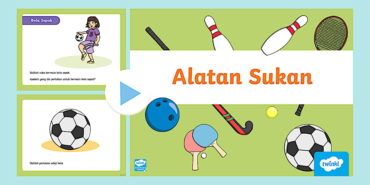 PPT Alatan Sukan PowerPoint (teacher made) - Twinkl