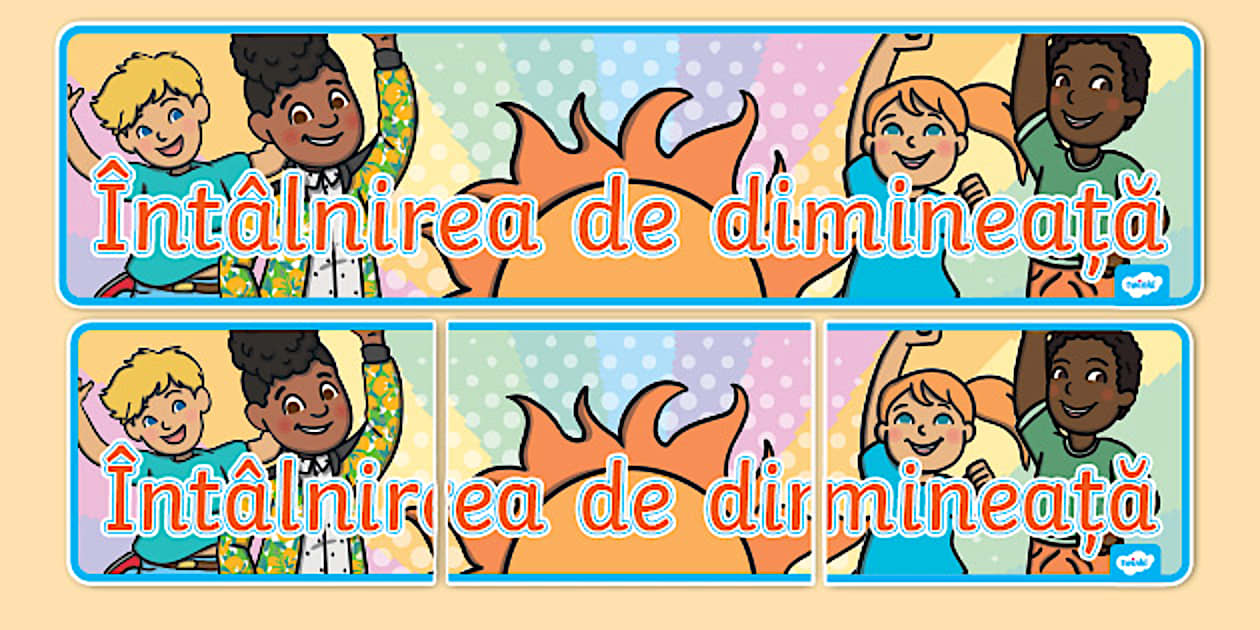 Întâlnirea de dimineață – Banner (teacher made)