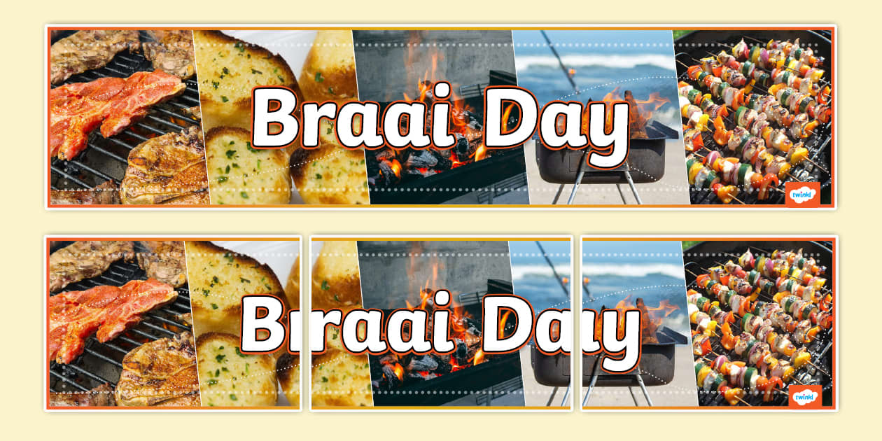 Braai Day Photo Display Banner (Teacher-Made) - Twinkl