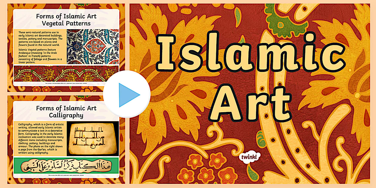 KS2 Islamic Art Patterns for Children PowerPoint - Twinkl