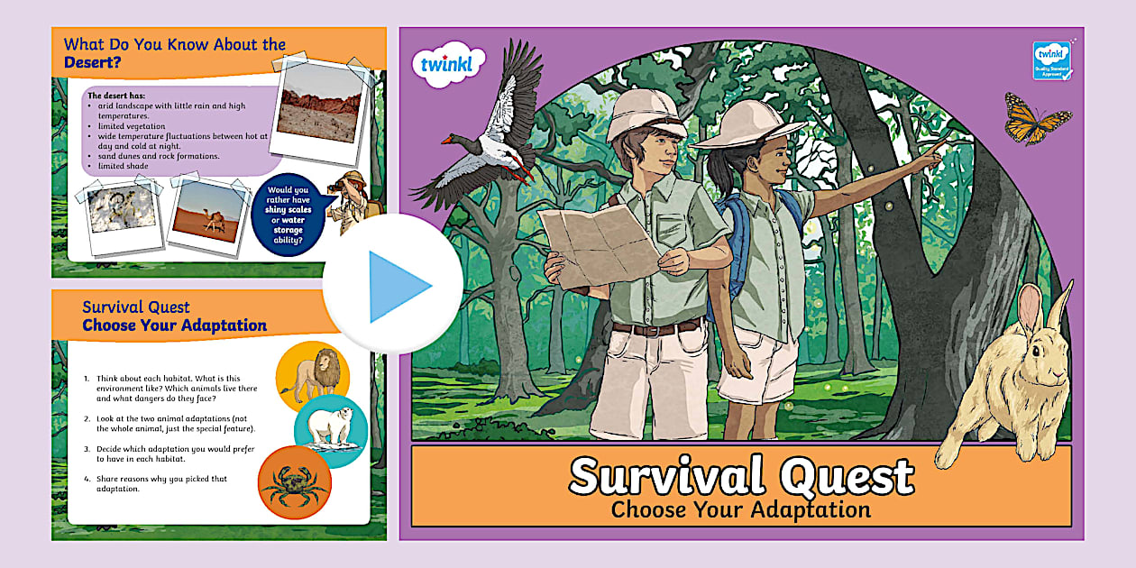 Survival Quest – Choose Your Adaptation Interactive Game