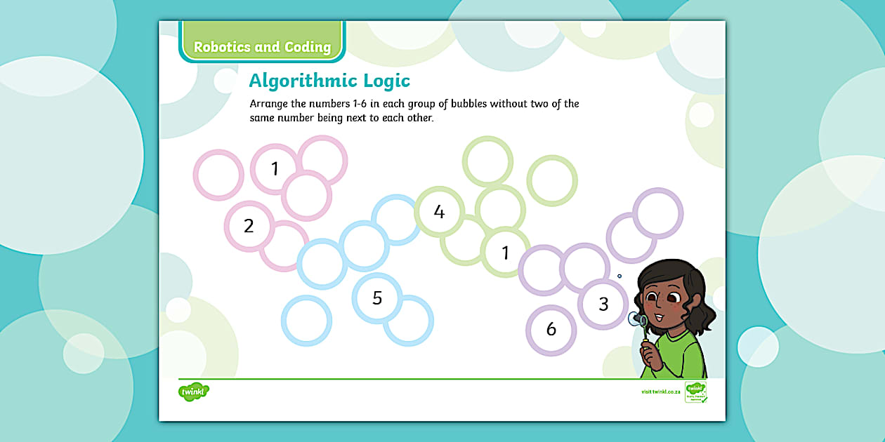 Robotics and Coding Algorithmic Thinking - Blowing Bubbles