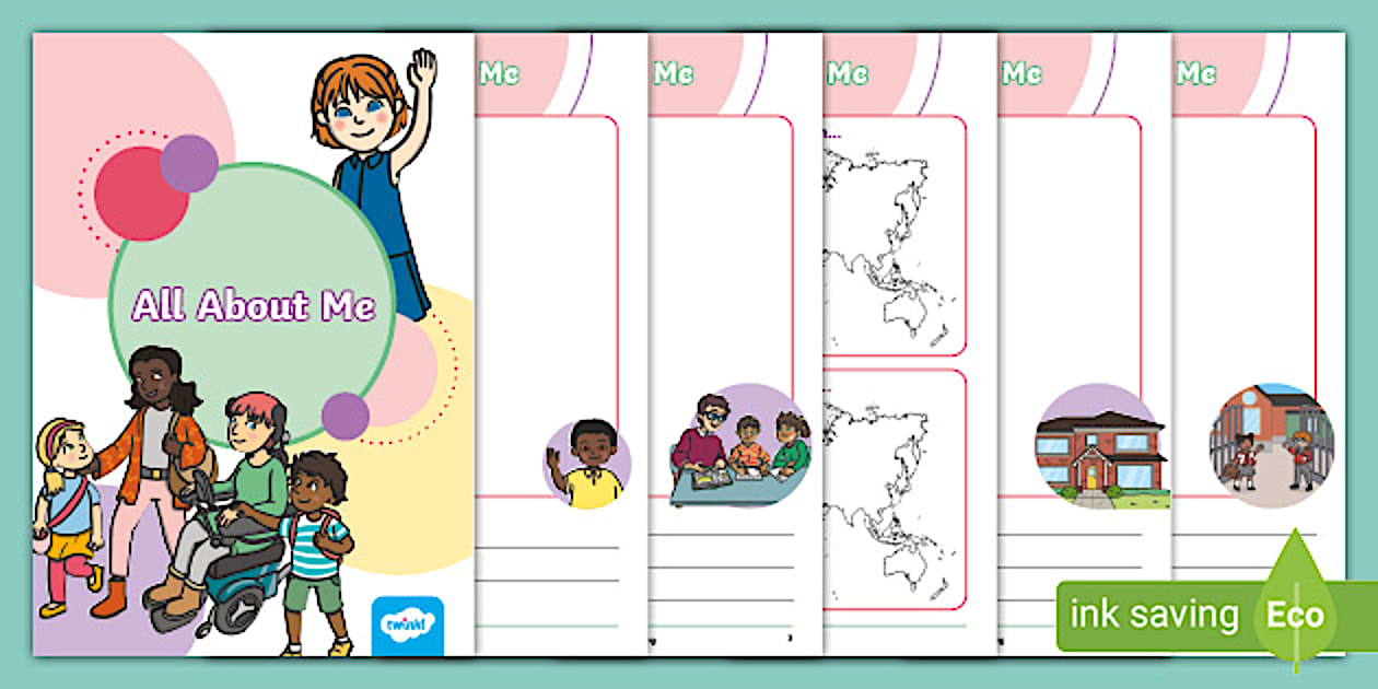 Editable All About Myself Booklet (EAL) (teacher made)