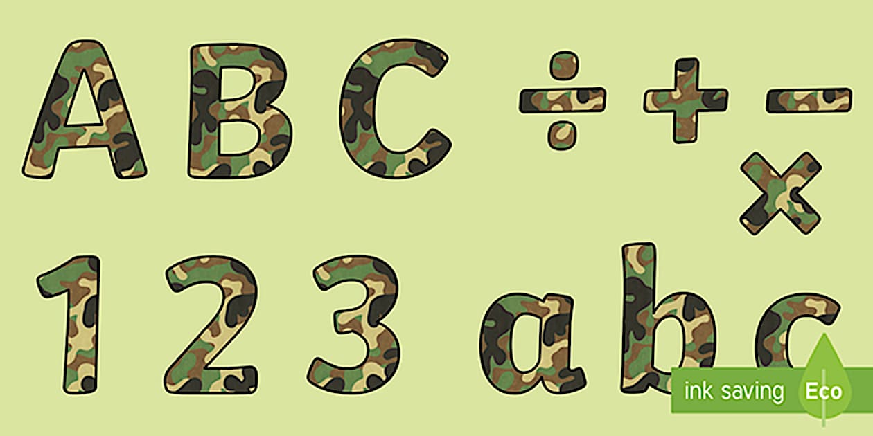 Vacation Bible School Letters and Numbers | Twinkl USA