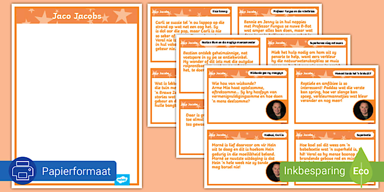 Jaco Jacobs: Ontwerp 'n Plakkaat Gidskaartjies