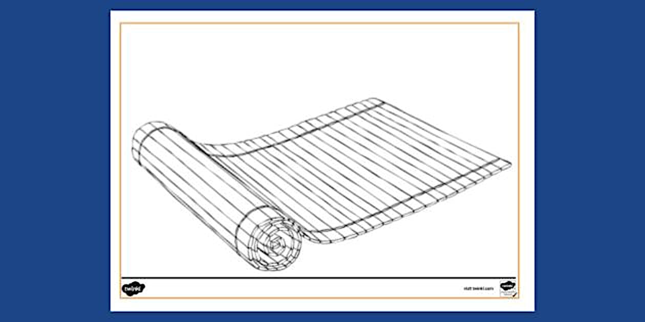 Bamboo Sheet Colouring Sheet | Colouring Sheets - Twinkl