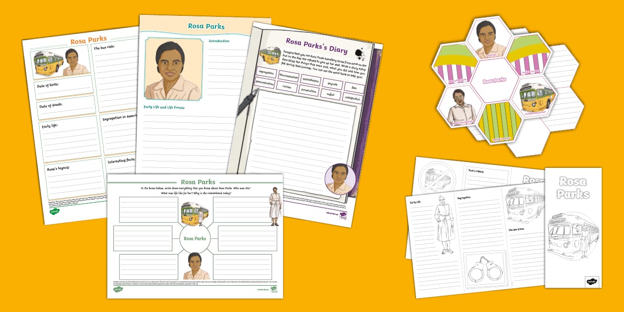 KS2 Rosa Parks Resource Pack (Teacher-Made) - Twinkl