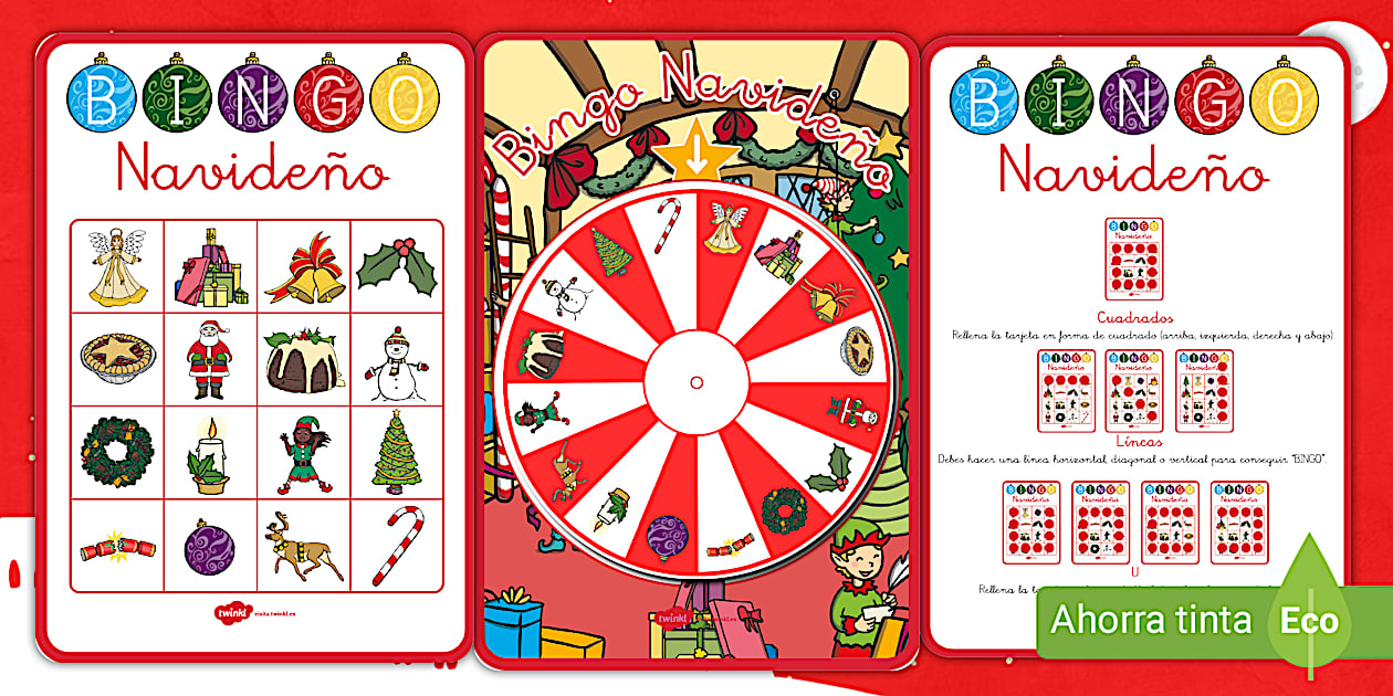 Bingo: Navidad (profesor hizo) - Twinkl