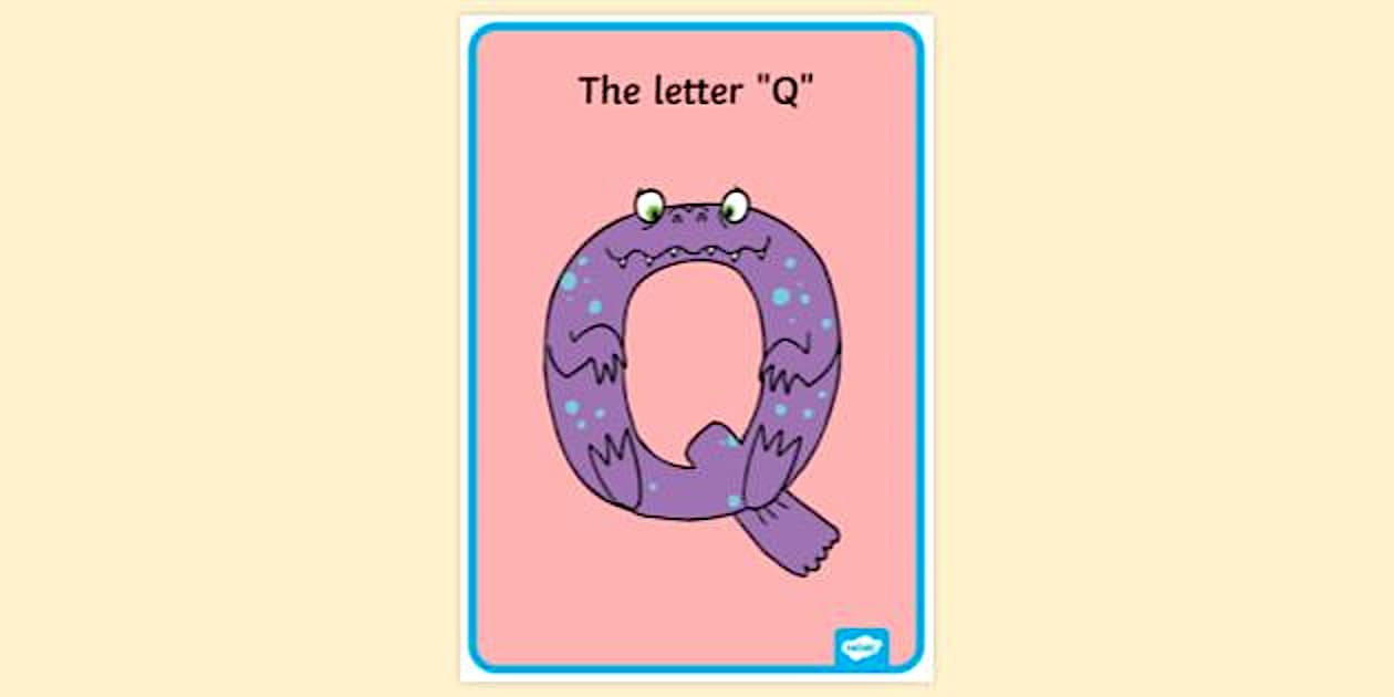 Letter Q Poster | Display Posters | Primary Resources