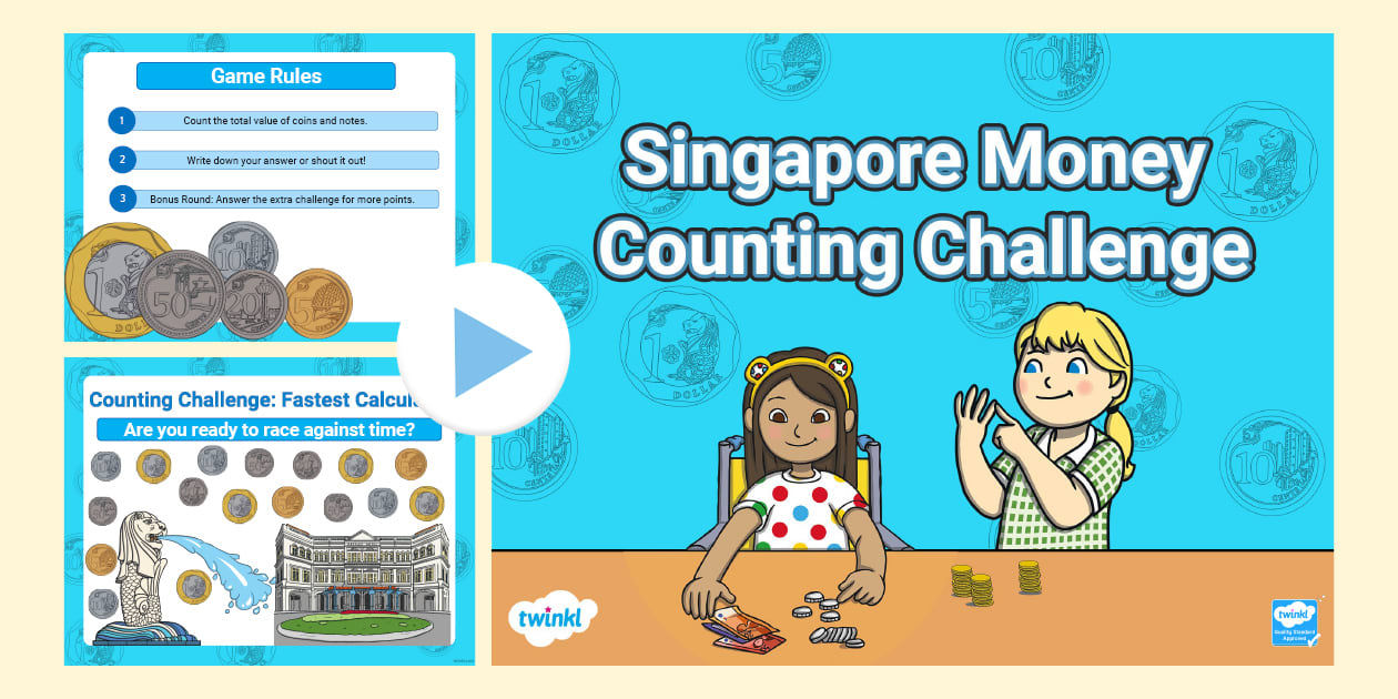 Singapore Money Counting Challenge PowerPoint (teacher made)