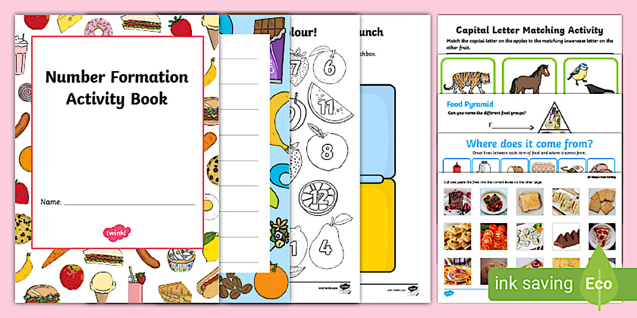 Food Activity Pack - Food Teaching Resources for Kids