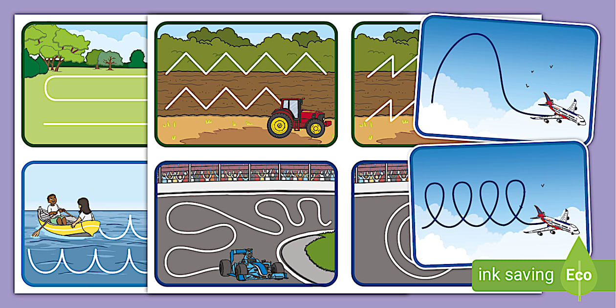 Vehicles and Transport Mark-Making Pattern Cards | Twinkl