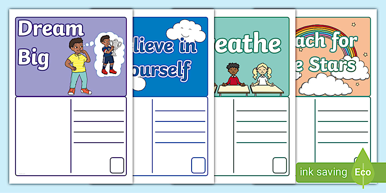 Inspirational Postcards | Twinkl | Inspirational Messages