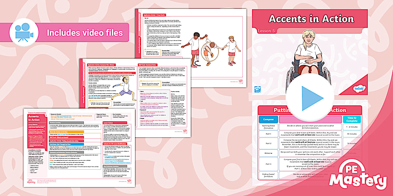 Grade 4 Dance Fundamentals Lesson 5 - Accents in Action