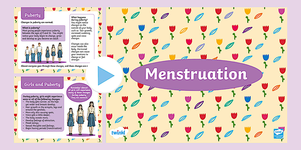 RSHP Introduction to Menstruation PowerPoint - Twinkl